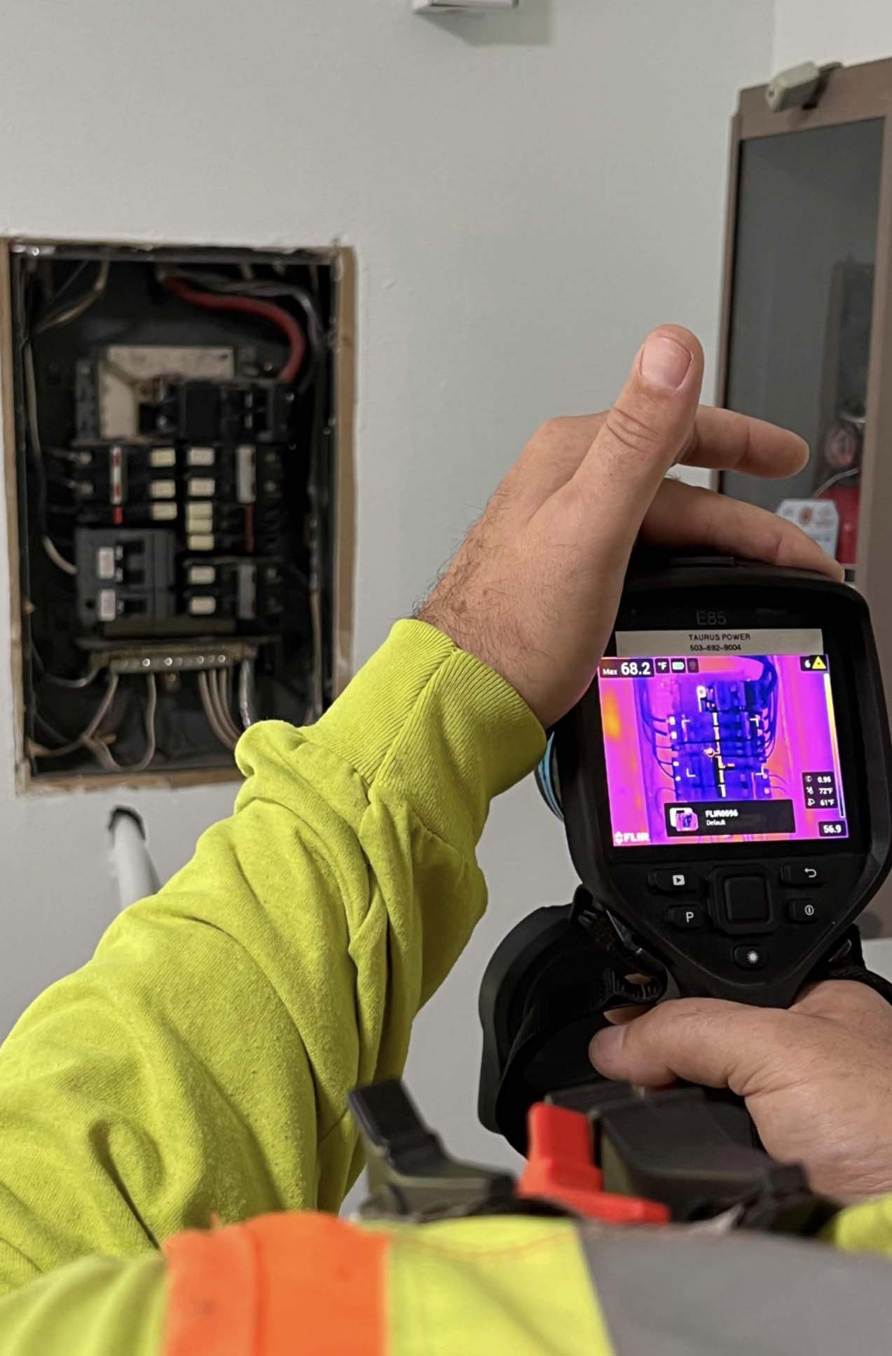 IR Infrared Thermal Panel Testing